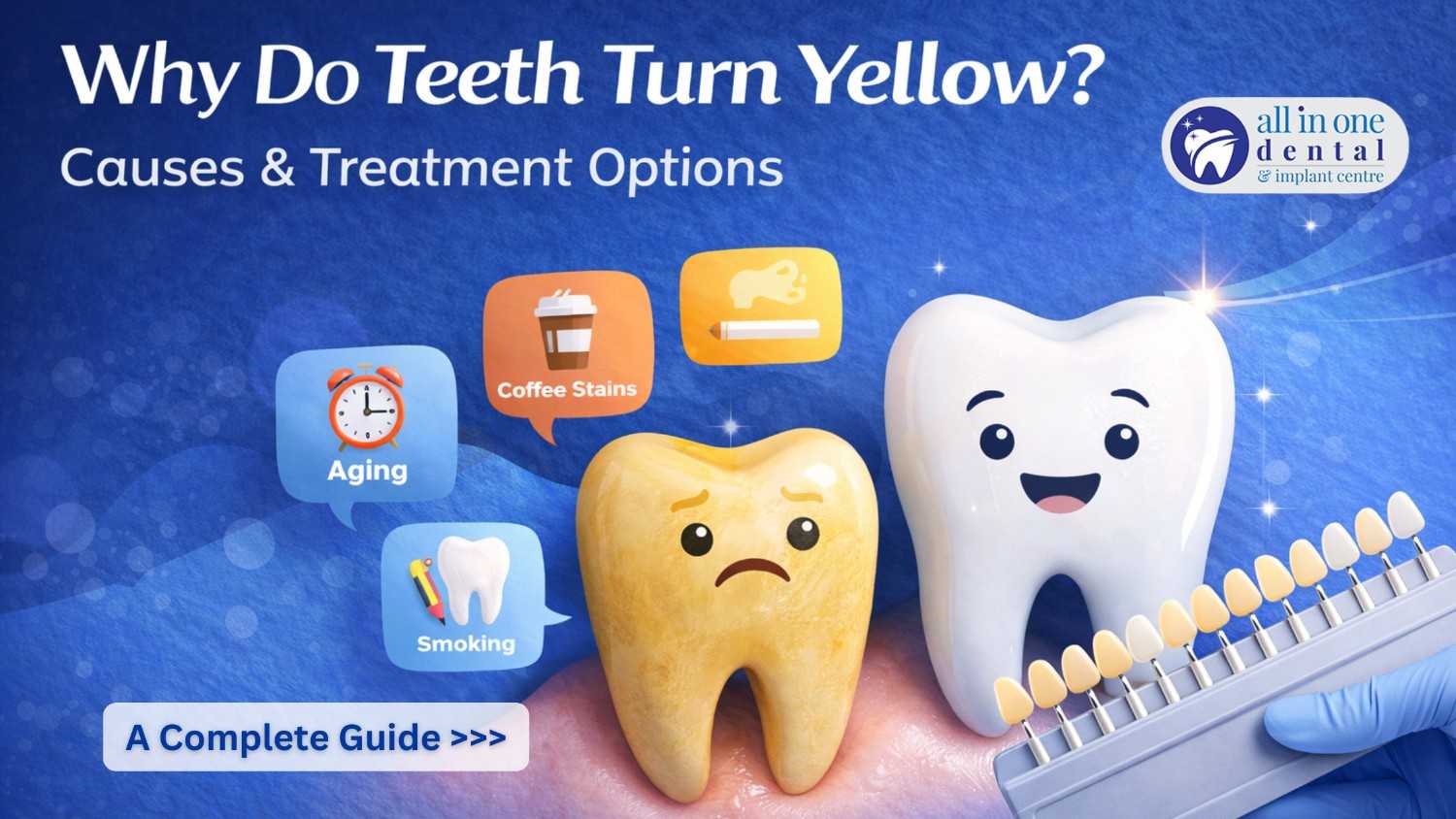 Why Do Teeth Turn Yellow? Causes & Treatments